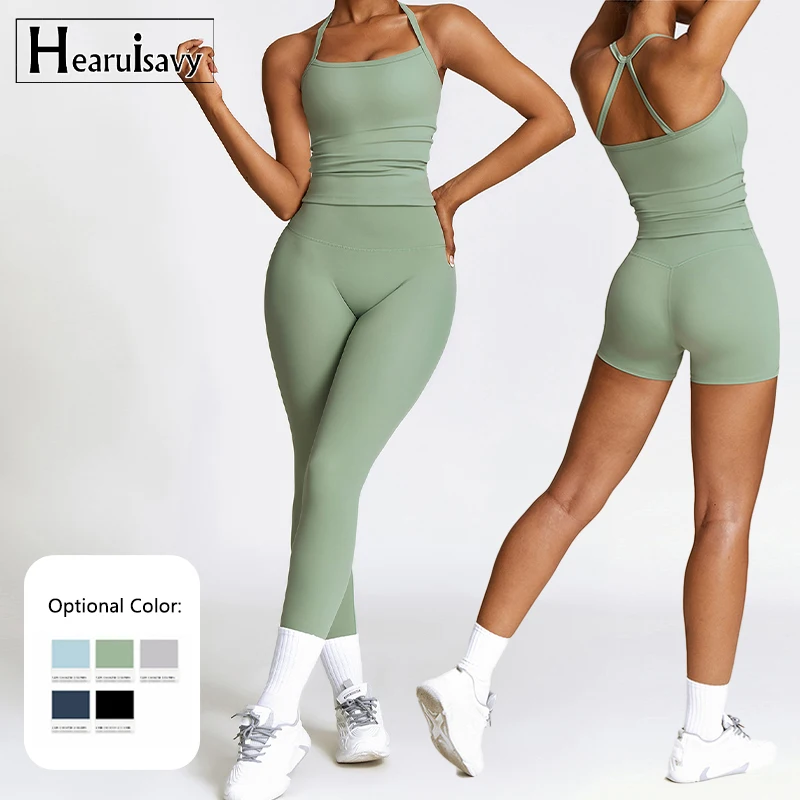 2PCS-Sports-Set-Women-Gym-Set-Female-Tracksuit-Yoga-Vest-Running ...