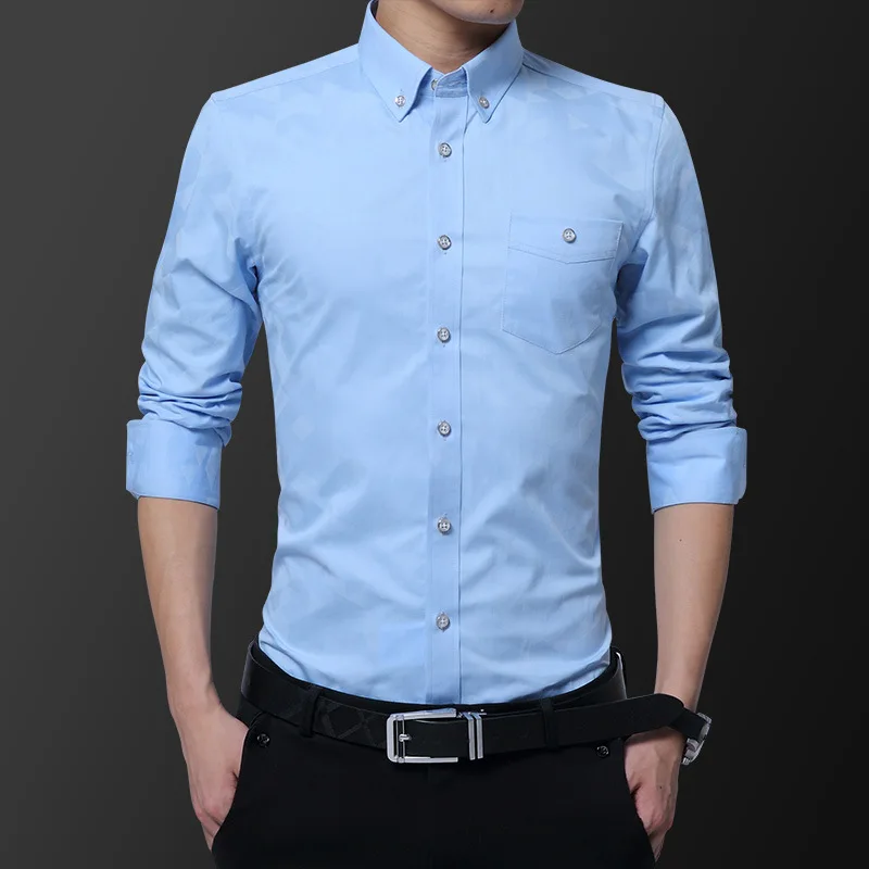Autumn-new-men-s-shirts-long-sleeved-business-casual-cotton-breathable ...