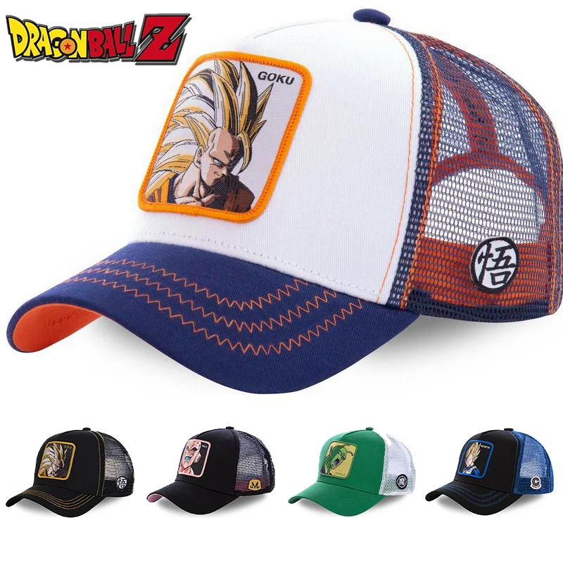 Dragon Ball Anime Cap Son Goku Cartoon Baseball Cap Piccolo Vegeta Son ...