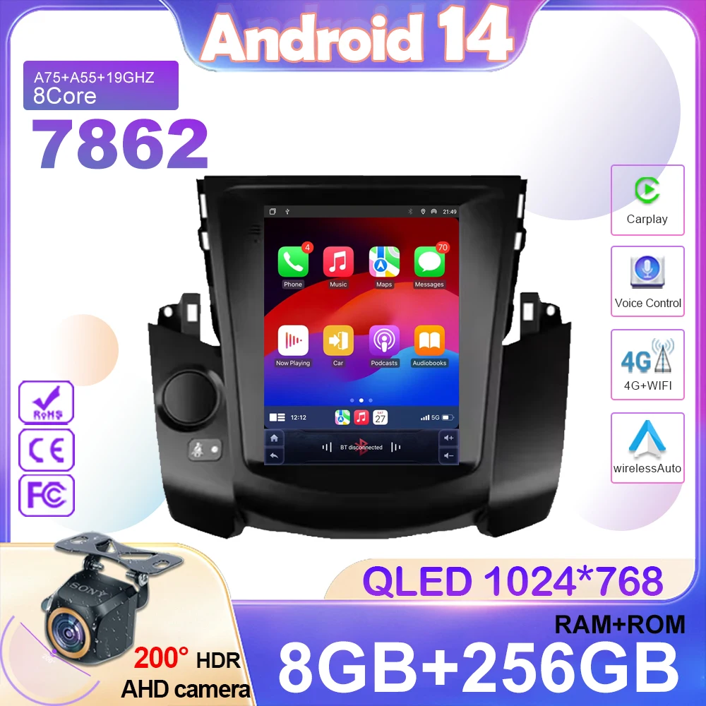 For-Toyota-RAV4-3-XA30-2005-2013-For-screen-Car-Radio-Multimedia-Video ...