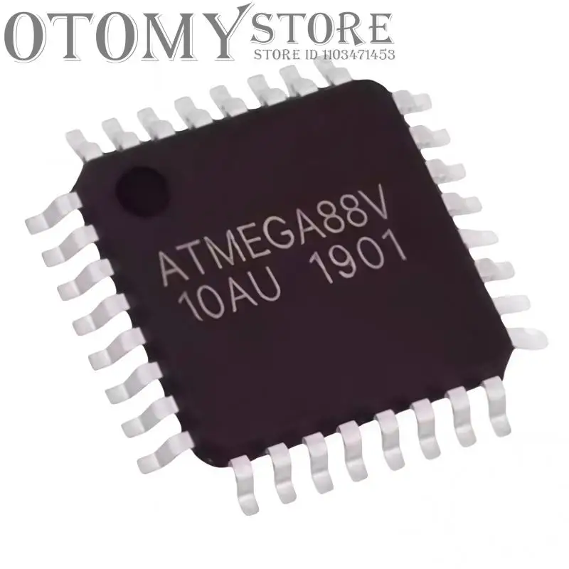 5PCS 100% NEW ATMEGA88V-10AU ATMEGA88V ATMEGA88 QFP32 8-bit AVR ...