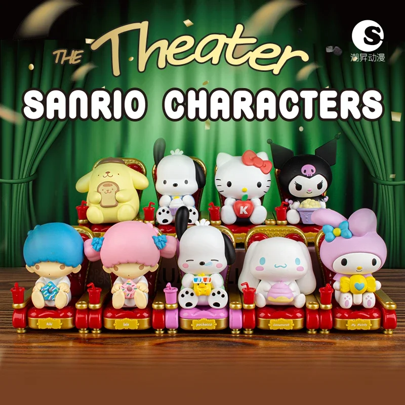 MINISO-Sanrios-Family-Theater-Blind-Box-Hellokittys-Cinnamoroll-Kuromi ...