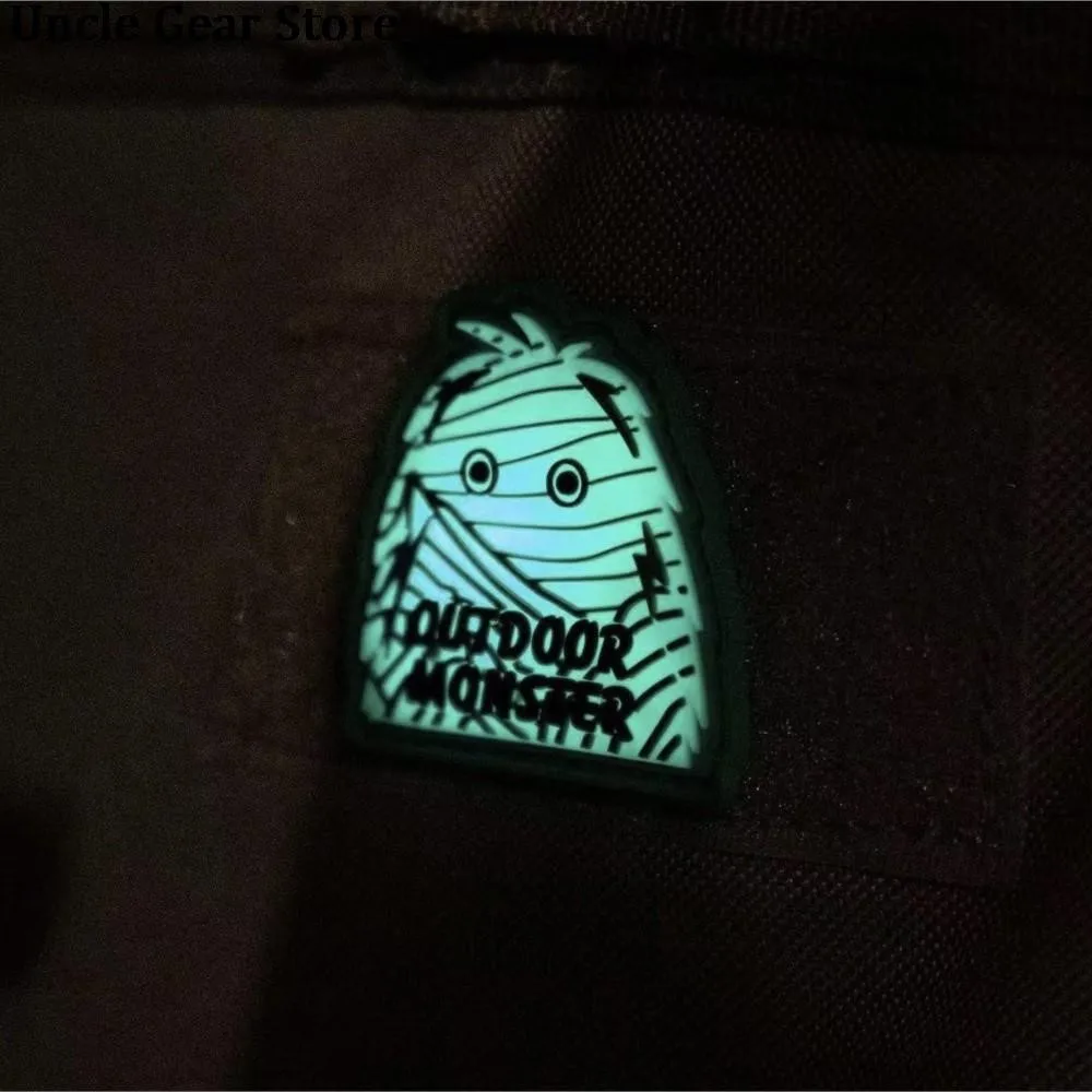 Outdoor-Monster-EDC-Patch-Sticker-Luminous-Glow-in-the-dark-Limited ...