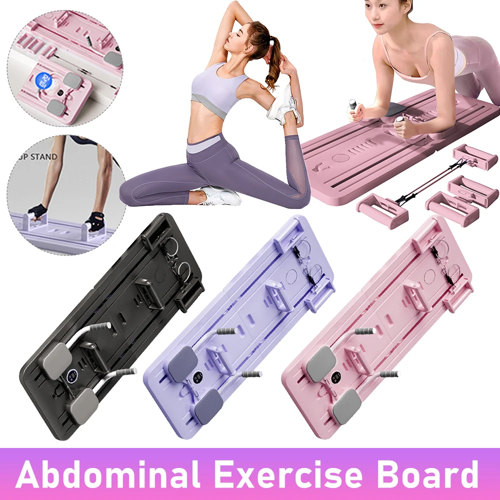 Abdominal-Exercise-Board-Fitness-Board-with-Mat-Counter-Push-Up-Board ...