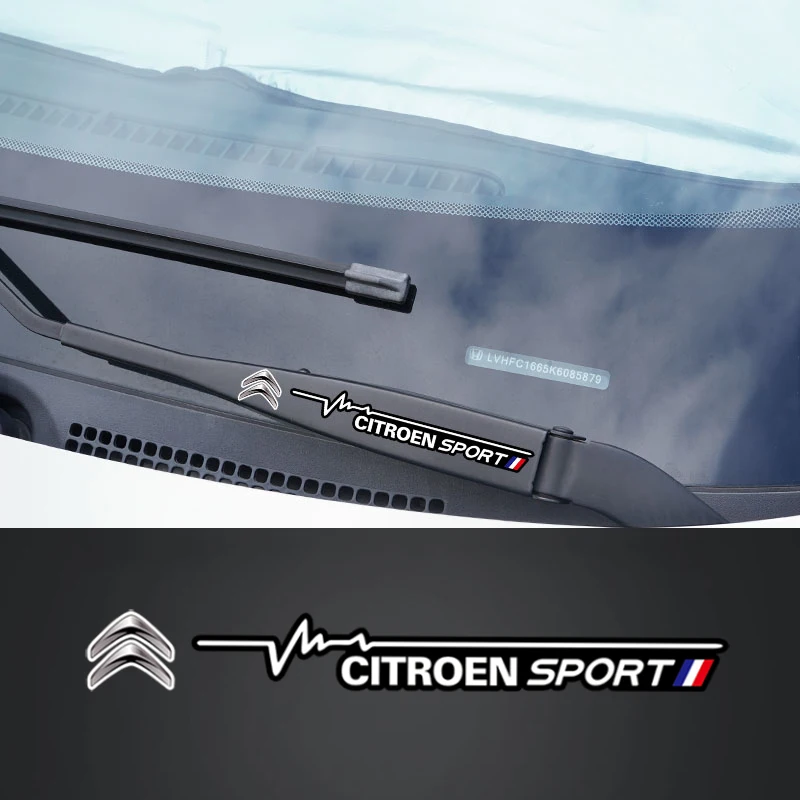 Autocollant d'essuie glace d'emblème de voiture, décor automatique ...