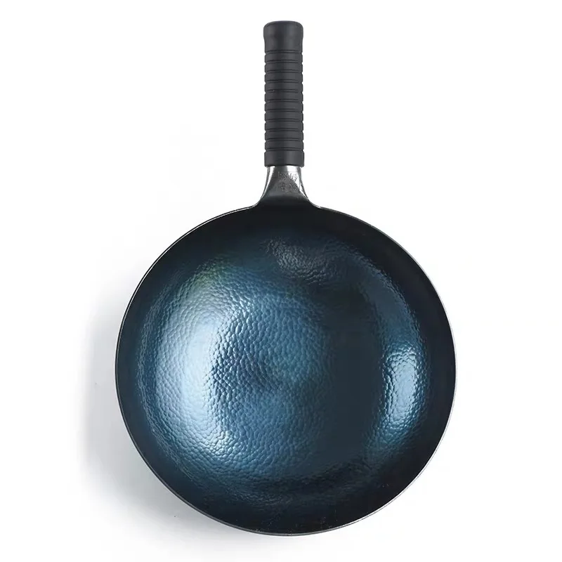 High-Grade-Handmade-Iron-Pan-Without-Coating-Health-Wok-Non-Stick-Pan ...