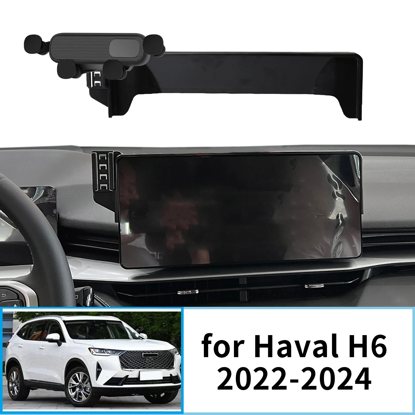 Car Mobile Phone Holder for Haval H6 3th 2022 2023 2024 GPS Bracket ...