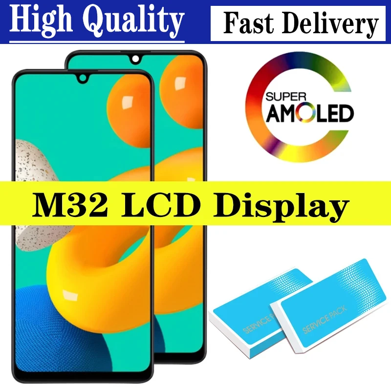 Pantalla-AMOLED-de-6-4-pulgadas-para-Samsung-M32-M325-piezas-de ...
