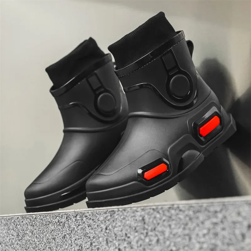 Versatile-Waterproof-Rain-Shoes-For-Men-Women-Outdoor-Anti-slip-Wear ...