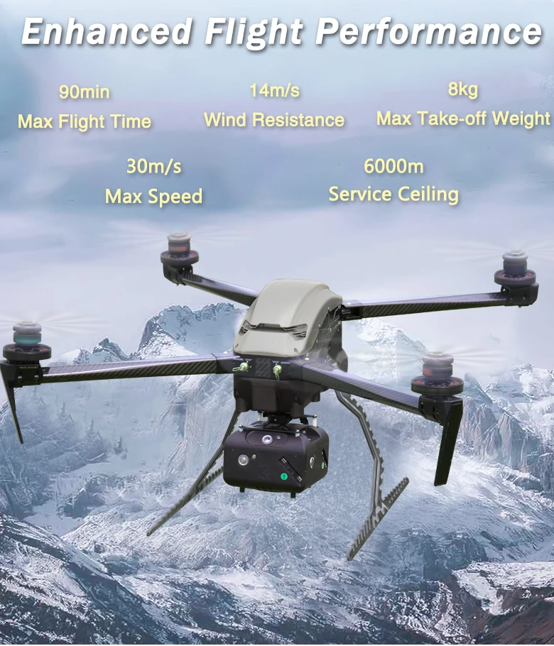 Professional Delivery Cargo Quadcopter Land Survey and Mapping Drone ...