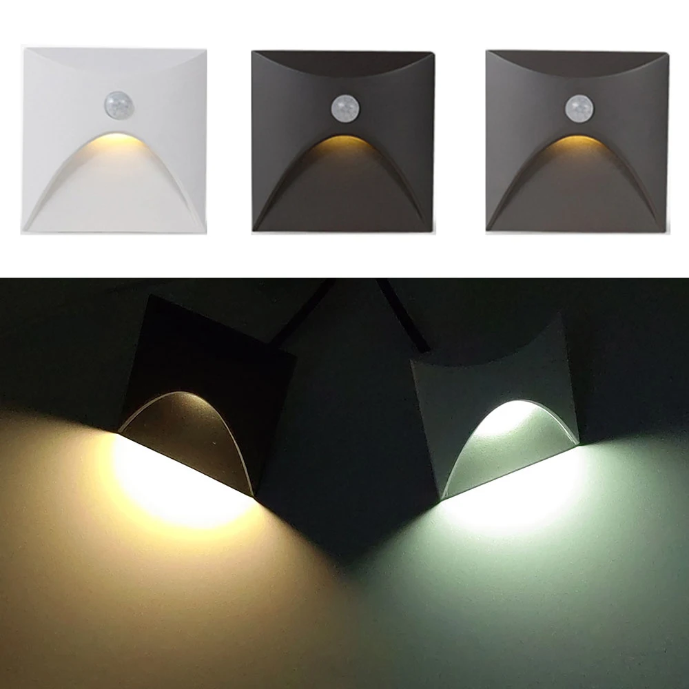 3W-Waterproof-LED-Step-Stair-Light-Outdoor-Indoor-PIR-Motion-Sensor ...