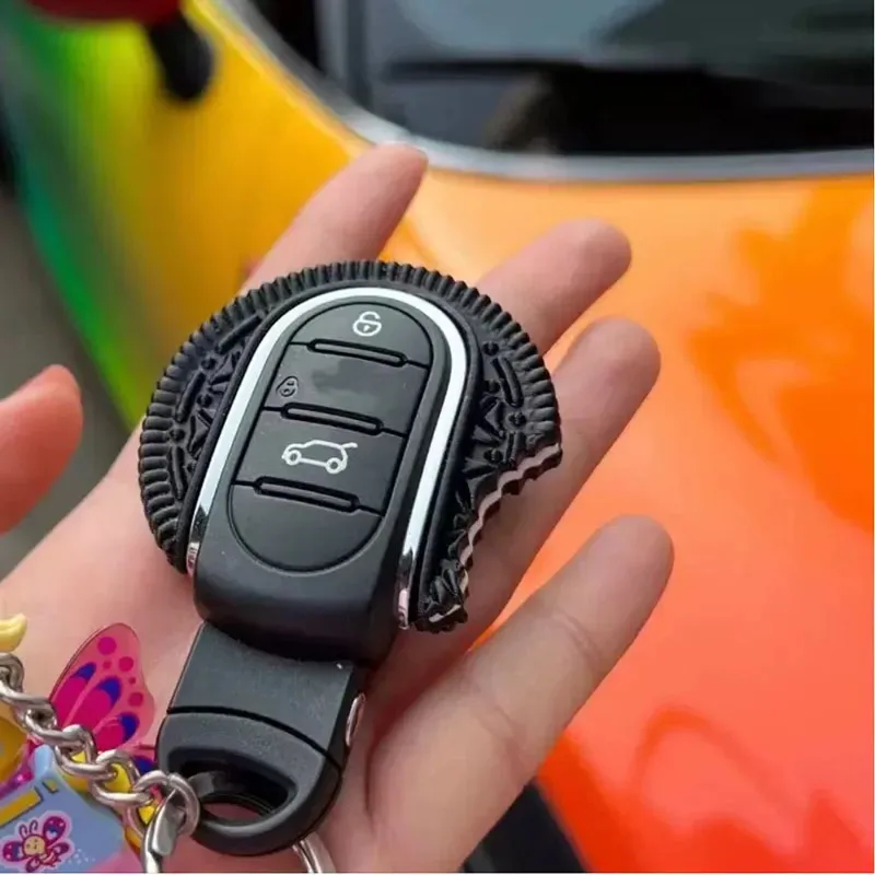 Car Key Case Holder Smart Remote Fobs Cover Replace Shell For Mini ...