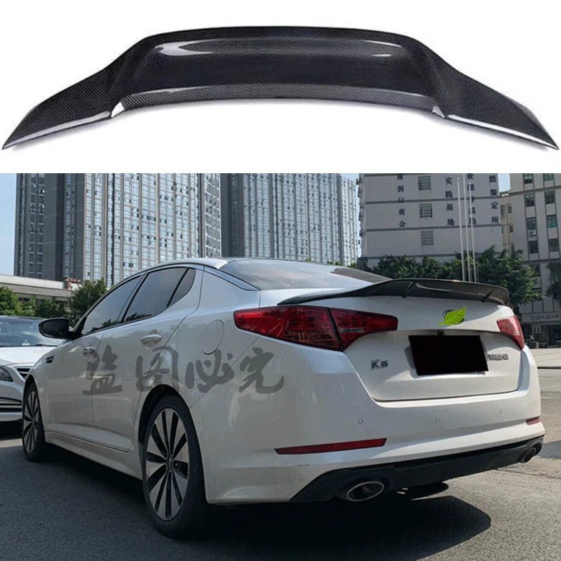 For-Kia-K5-Optima-Spoiler-2011-2012-2013-ABS-Unpainted-Glossy-Black ...