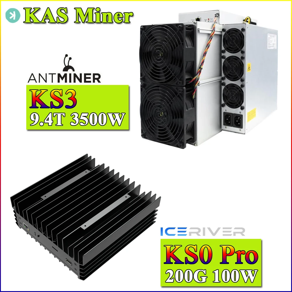 New-KAS-Miner-Kaspa-Mining-Machine-IceRiver-KS0-Pro-200Gh-s-100W ...