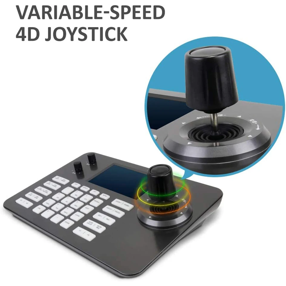 Best Quality 5 inch Network Joystick Controller tops Control 200 PTZ ...