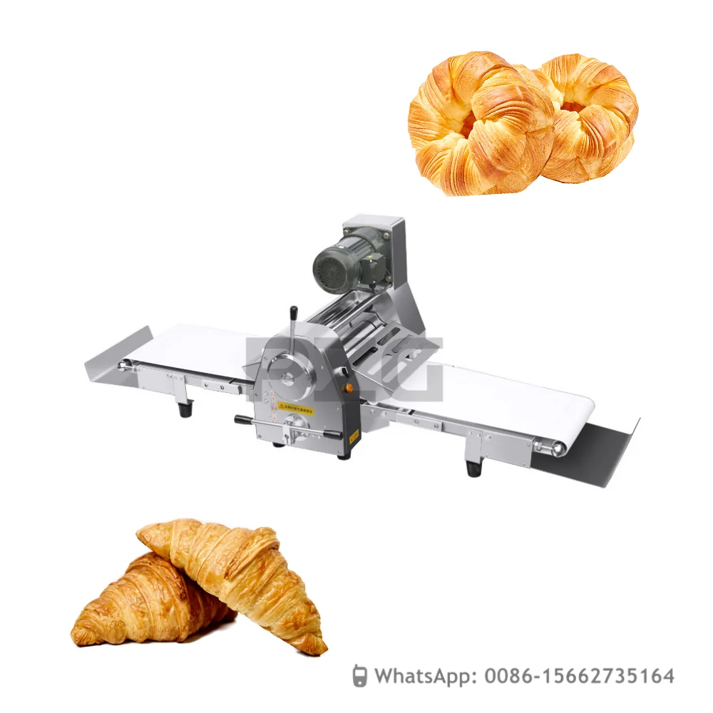 Electric Automatic Food Pizza Noodles Dough Sheeter Roller Equipment ...