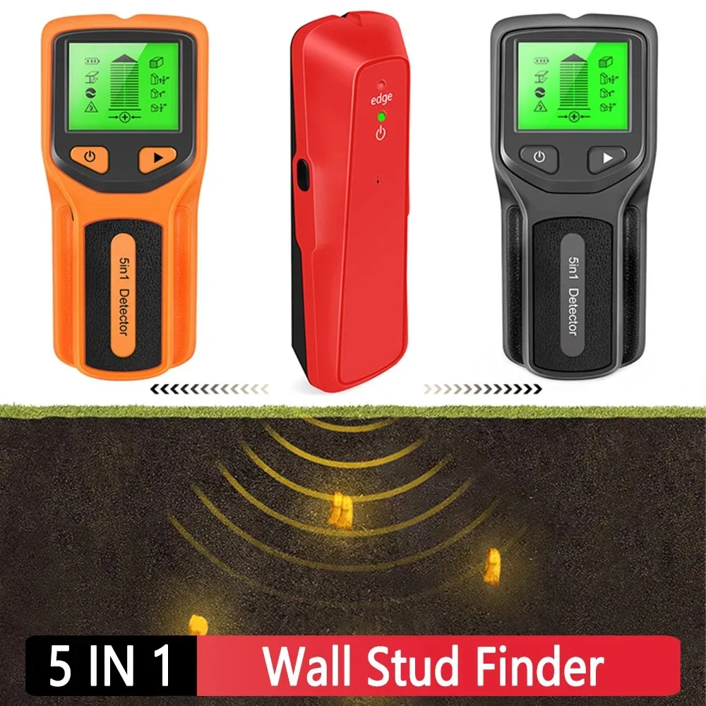 5-in-1-LCD-Display-Metal-Detector-Scanner-Professional-Wall-Stud-Finder ...