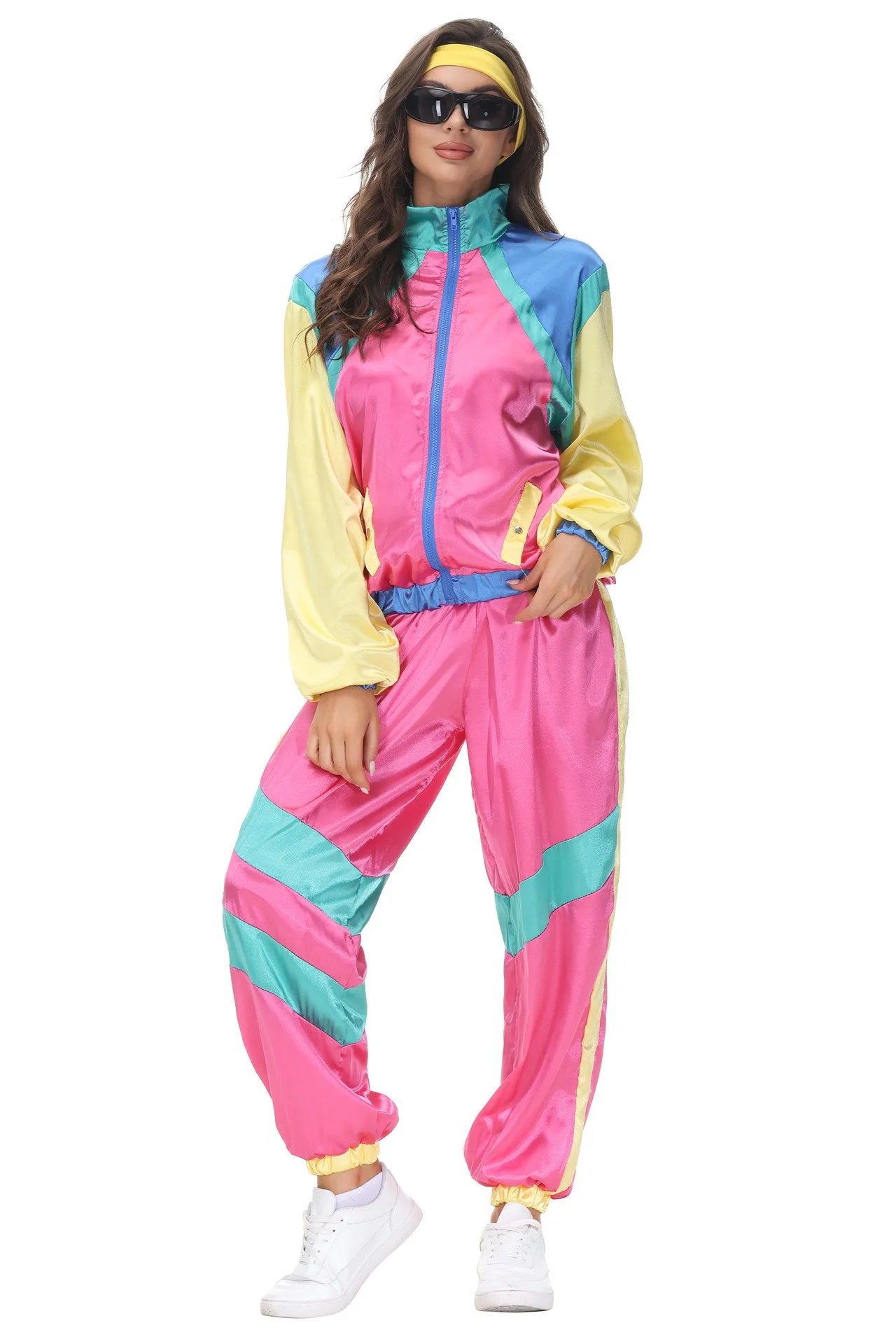 es For Women WIDMANN 00183 Adults Unisex 80s Shell Suit Costume ...