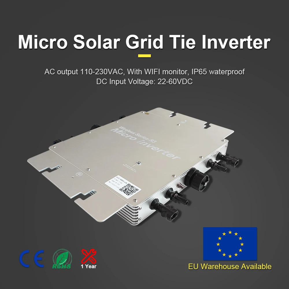 1200W1400W1600W-Wireless-Series-R3-Micro-Inverter-WVC-Solar-Grid-Tie ...