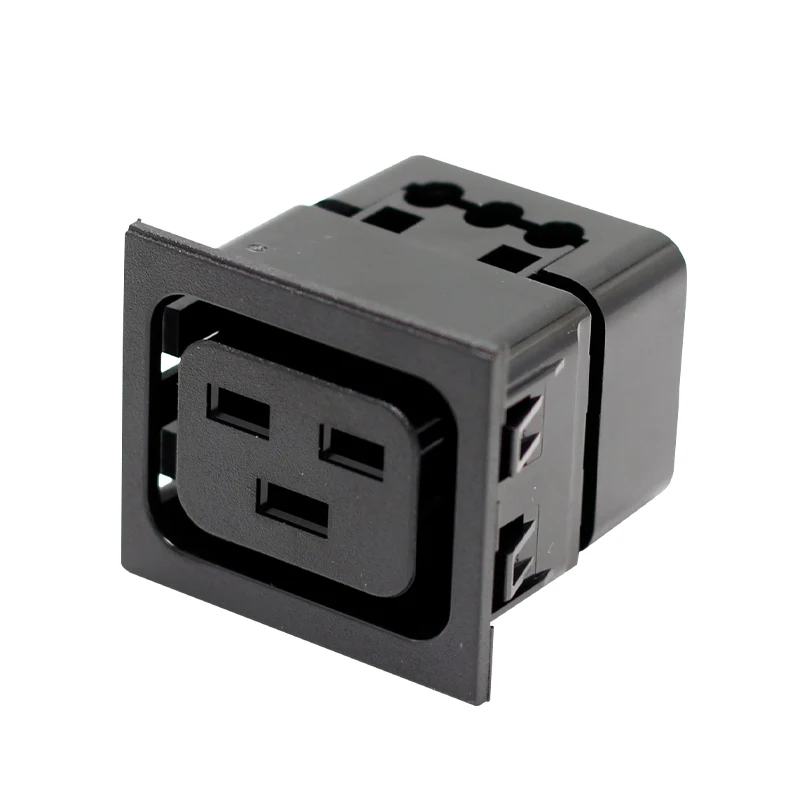 BS-C19-3 CE approval IEC 320 C19 PDU snap in 2.4mm outlet 20A 250V ...