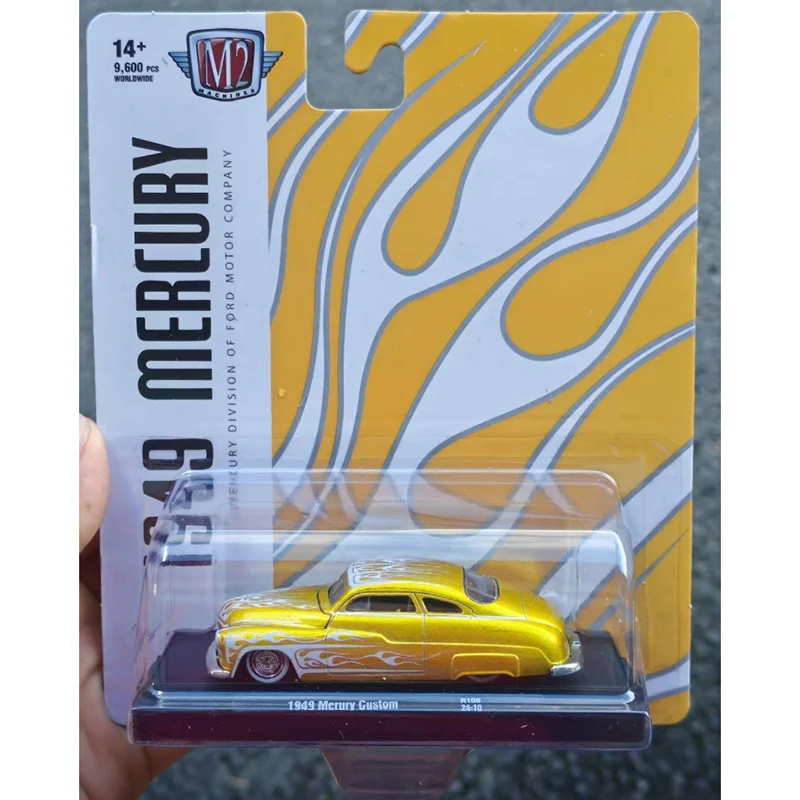 M2 Diecast 1:64 Escala 1949 Mercúrio Simulação Personalizada Liga ...