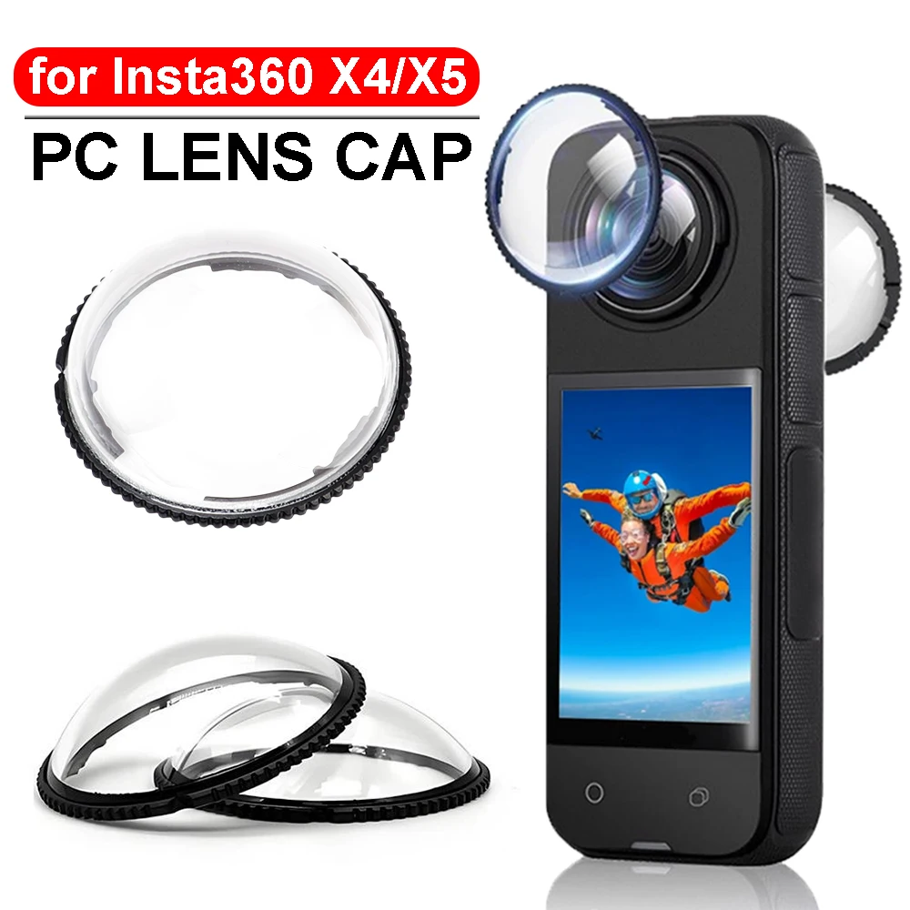 Lens Caps for Insta360 X5/X4 Rotating High Quality Anti-Scratch Lens ...