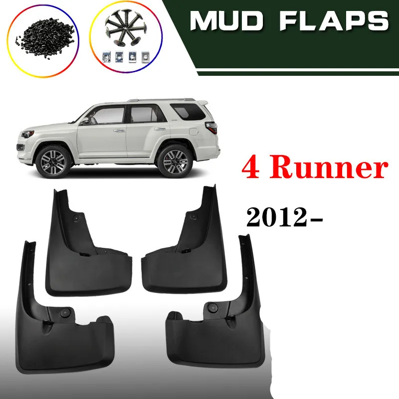 4pcs-Auto-Mudguards-For-Toyota-4Runner-4-Runner-2014-2022-Front-Rear ...
