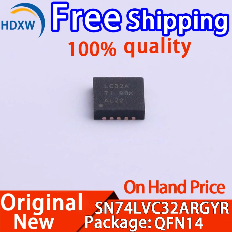 5PCS New Original SN74LVC32ARGYR SN74LVC32A LC32A Package QFN14 Free ...