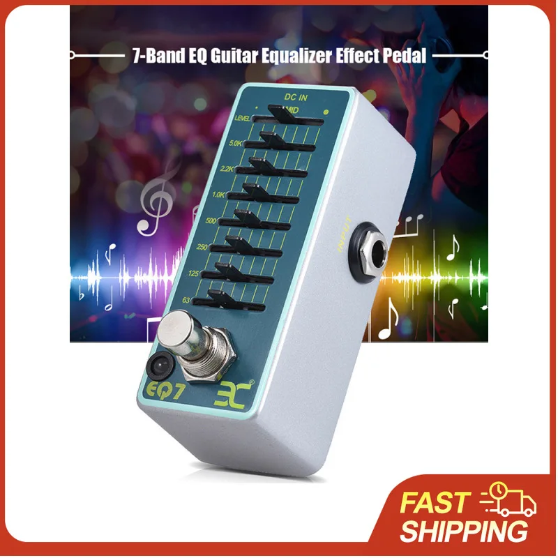 ENO EX EQ7 Guitar Equalizer Effect Pedal 7-Band EQ Full Metal Shell ...