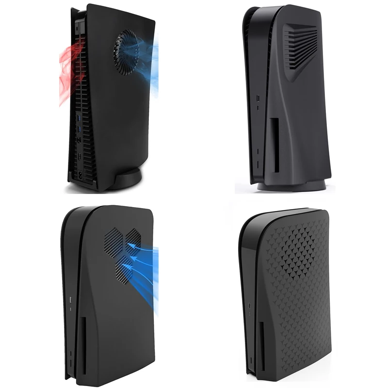 PS5 Faceplate Replacement Side Shell ABS Case Cover with Cooling Vent ...