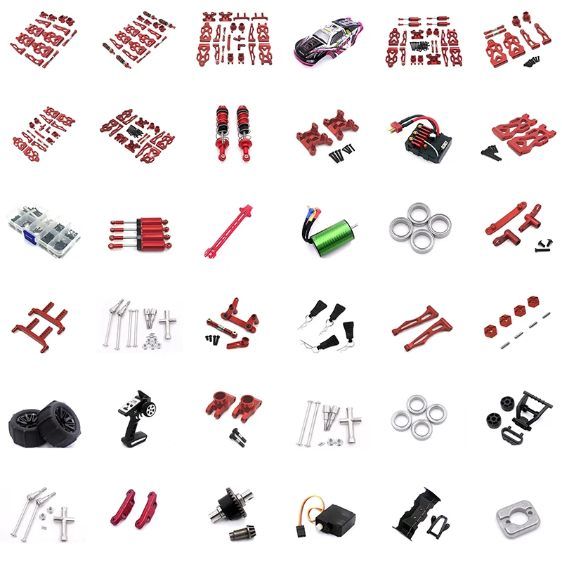 16101PRO 16102 PRO SG116 MAX PRO RC Vehicle 1:16 Red Upgraded Metal ...