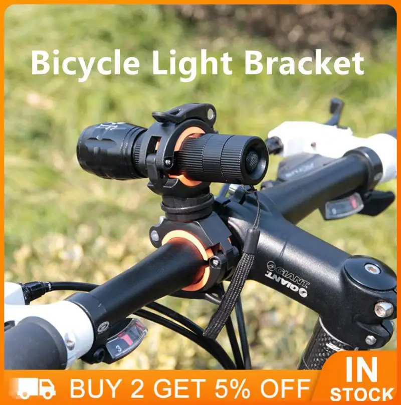 Bicycle-Bracket-For-Flashlight-Lamp-360-Degree-Rotary-Adjustable ...