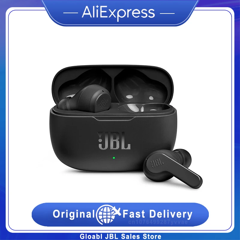 JBL-W200TWS-Bluetooth-5-0-Earphones-Wave200TWS-True-Wireless-TWS-Stereo ...