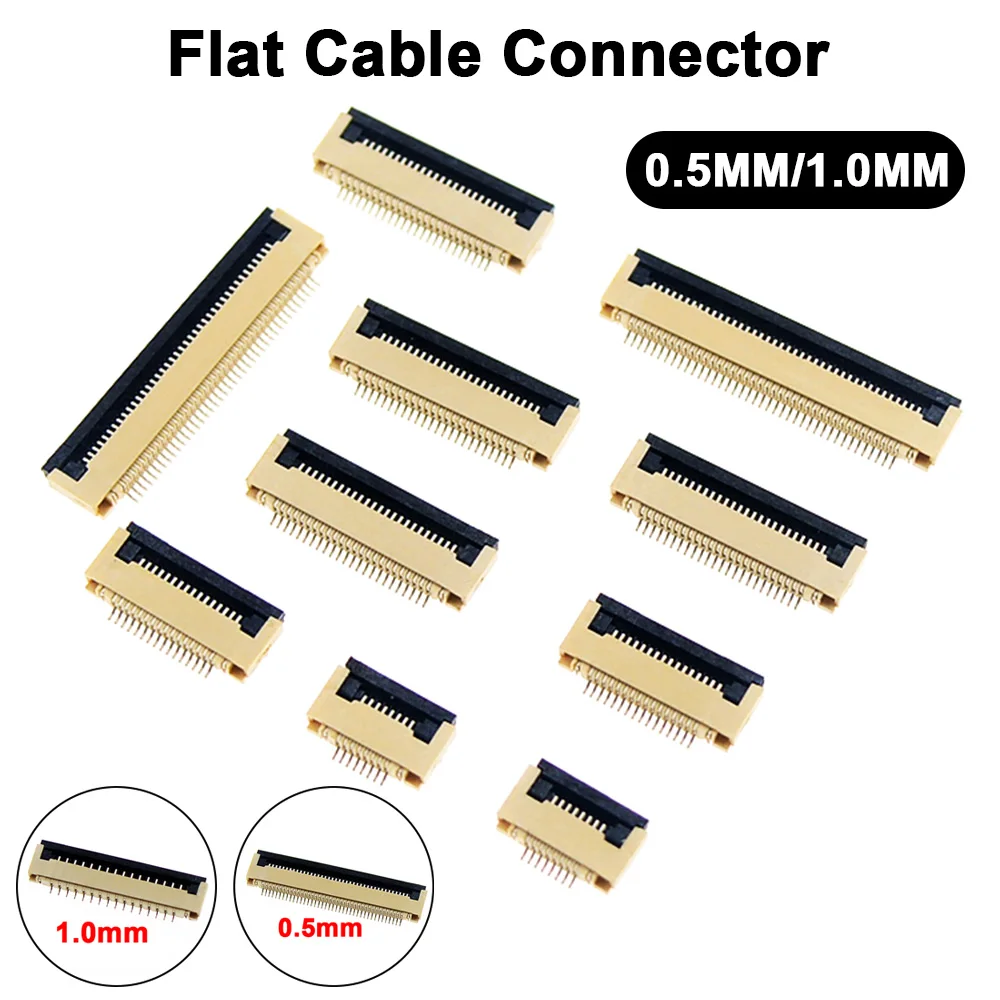 10pcs-0-5mm-1mm-Pitch-Under-Clamshell-Socket-FPC-FFC-Flat-Cable-Connector-4P-5P-6P.jpg