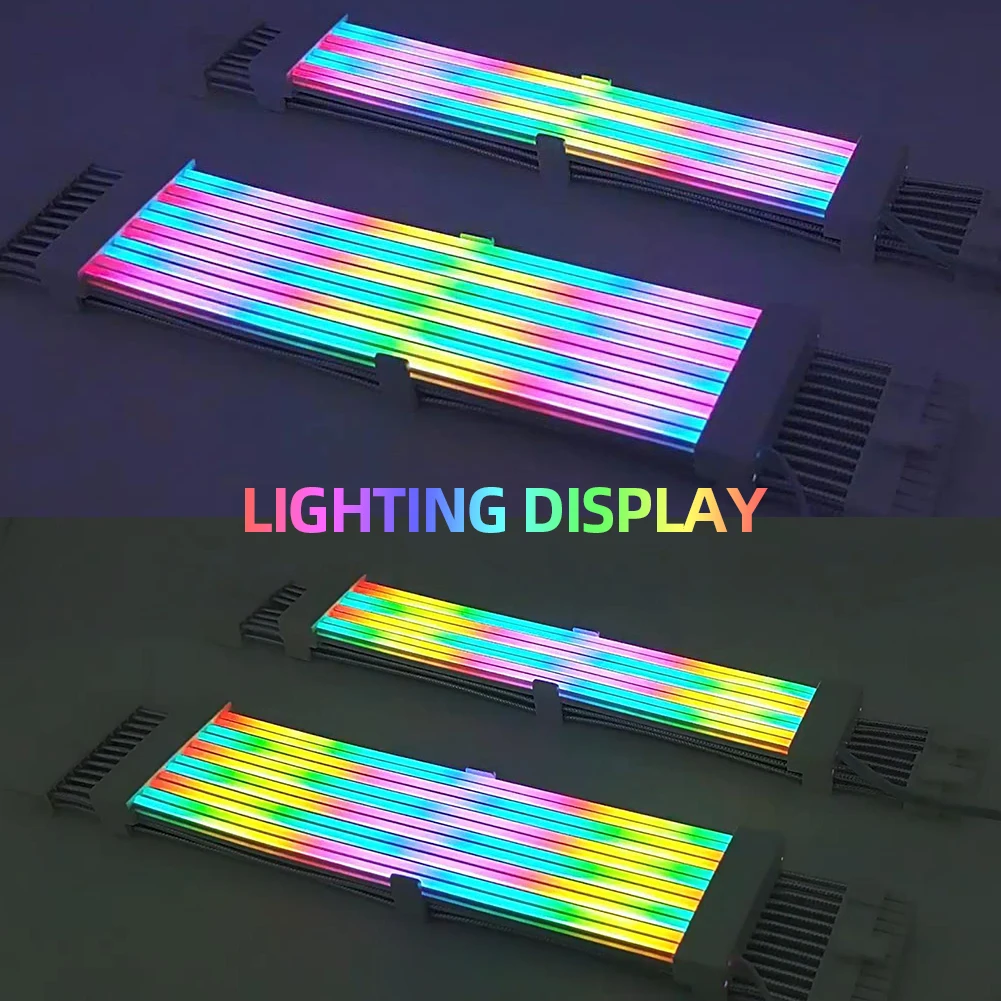 ARGB-Motherboard-Extension-Cable-12VHPWR-24Pin-Extension-Connectors ...