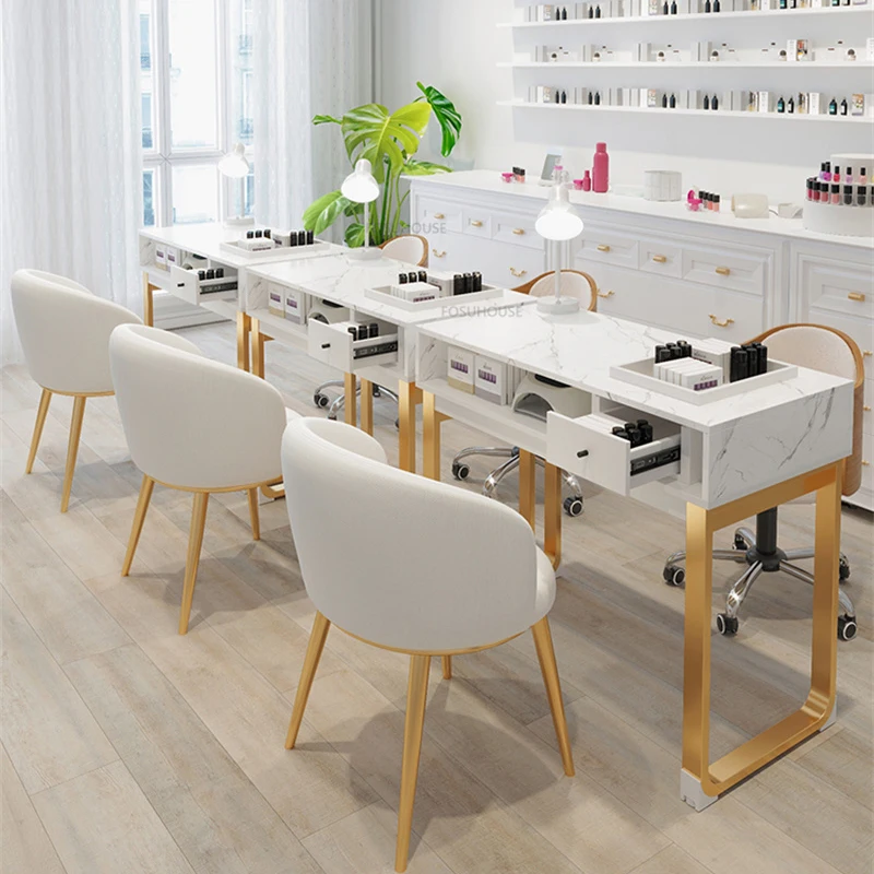 Nordic Solid Wood Nail Stations For Commercial Furniture Nail Station ...