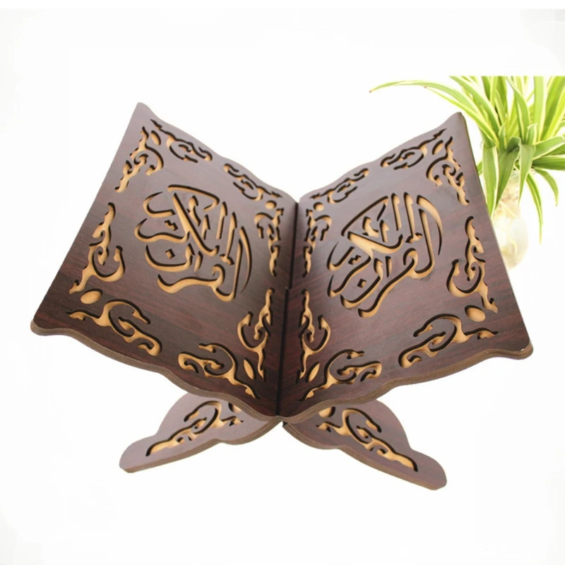 Eid-Mubarak-Bookshelf-Wooden-Islam-Bible-Books-Storage-Display-Rack ...