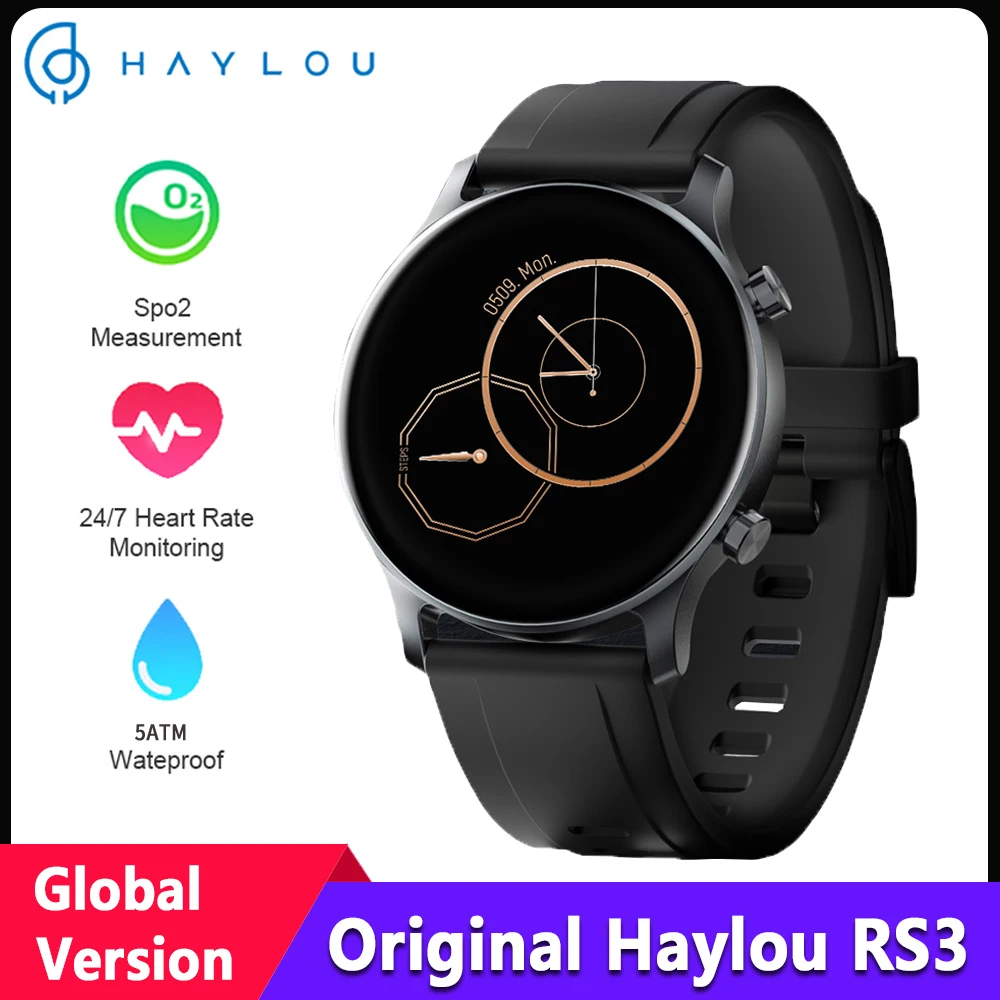 Haylou reloj inteligente RS3 LS04 para hombre, pulsera con Pantalla AMOLED de 1,2 pulgadas, GPS ...