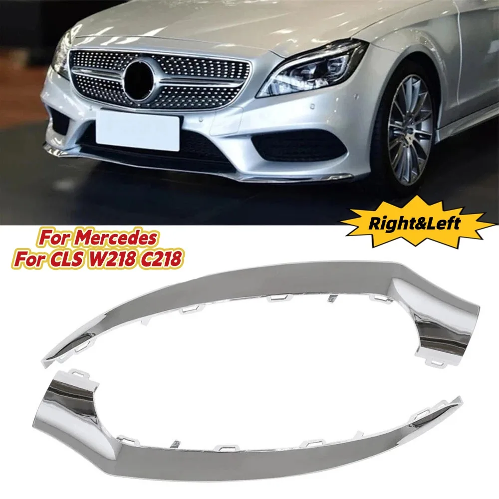 Front Spoiler Diffuser Bumper Splitter For MERCEDES-BENZ For CLS W218 ...