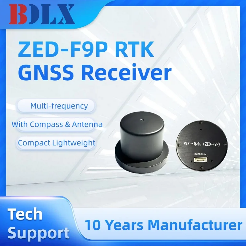 ZED-F9P RTK GNSS Receiver High Precision GPS Module with Integrated ...