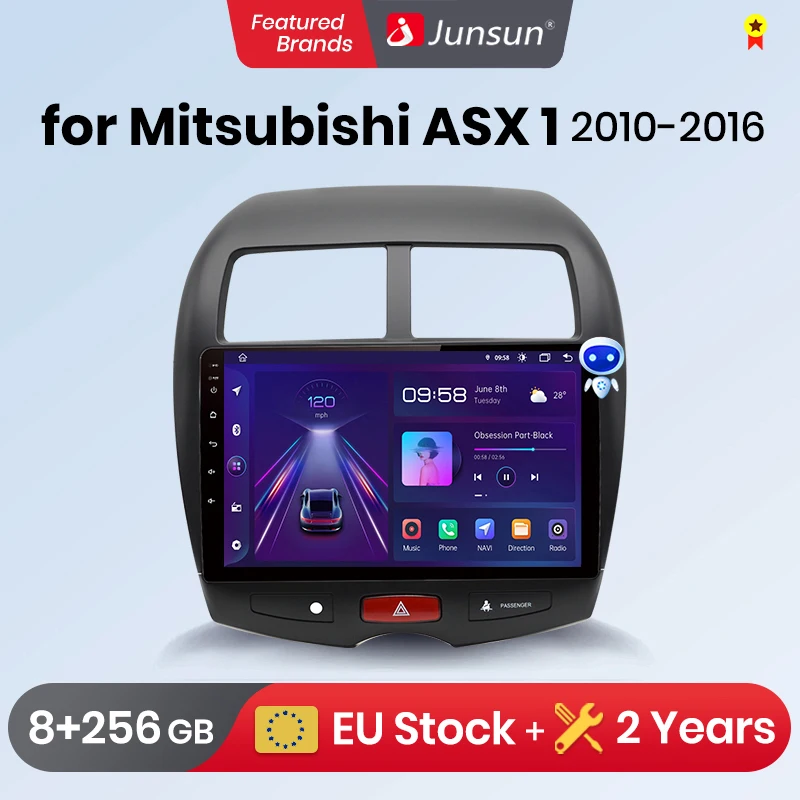 Junsun V1 Pro 8G+256G For Mitsubishi ASX 1 2010 2016 Android autoradio ...