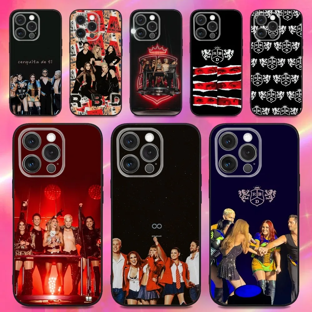 RBD Rebelde Music Phone Case For iPhone 16,15,14,13,12,11,Pro,Max,Plus ...