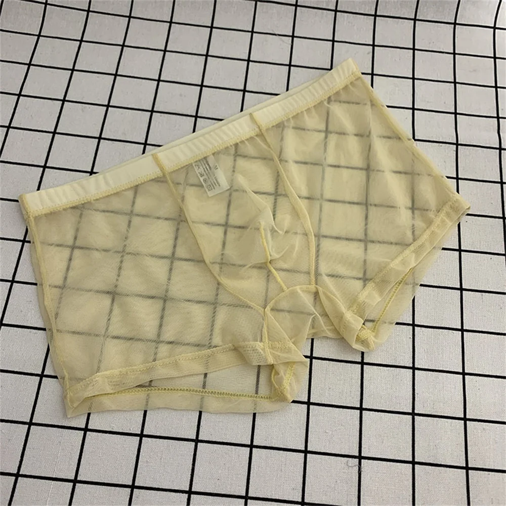 L-XXXL-Men-Cool-Dry-Mesh-Boxers-Transparent-Underwear-Men-Cueca-Sexy ...
