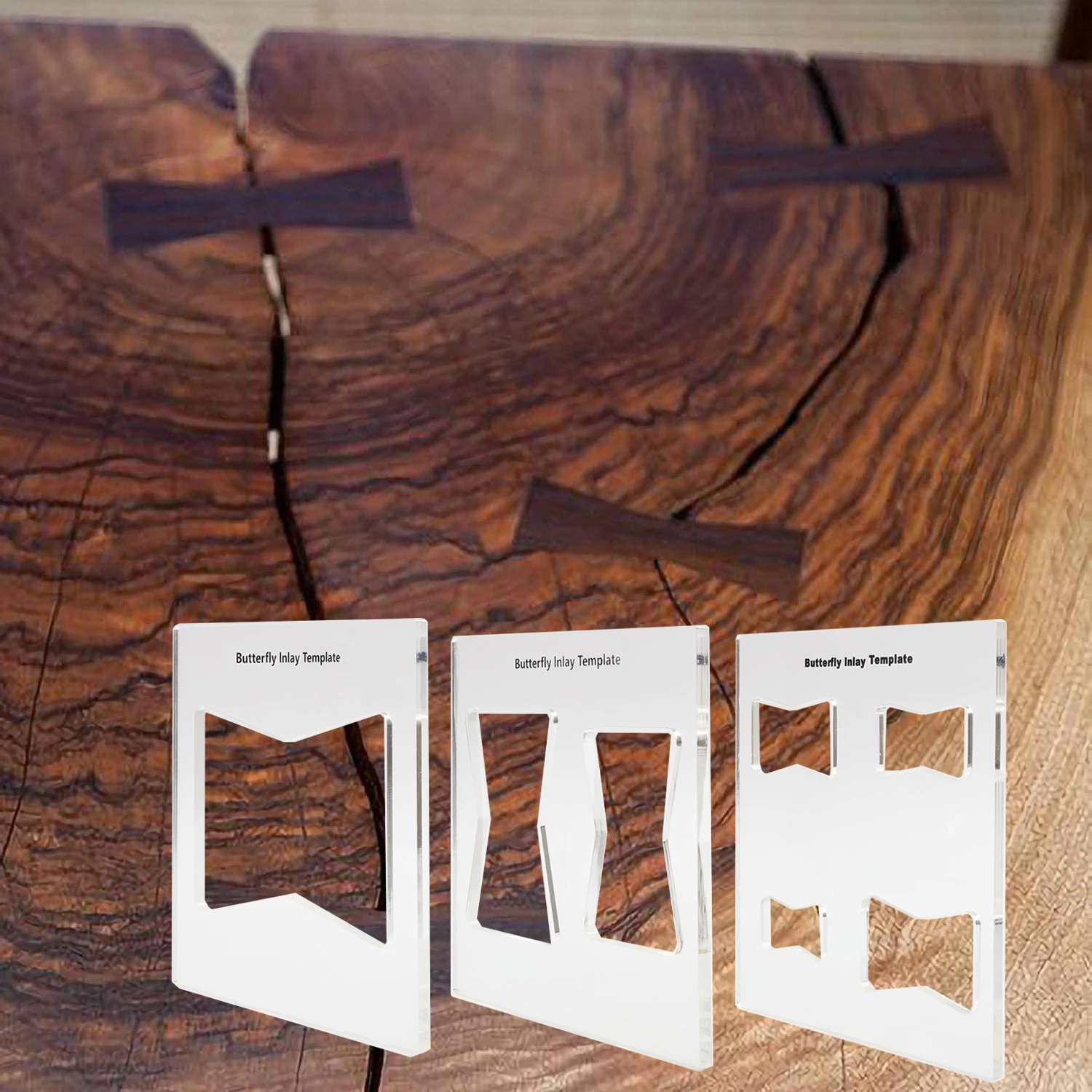 Ganwei Butterfly Inlay Template Woodworking Bowtie Key Wood Bow Tie 