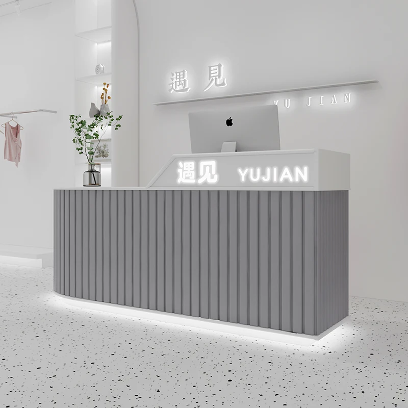 Salon Bakery Cashier Counter Supermarket Checkout Bar Counter Reception ...