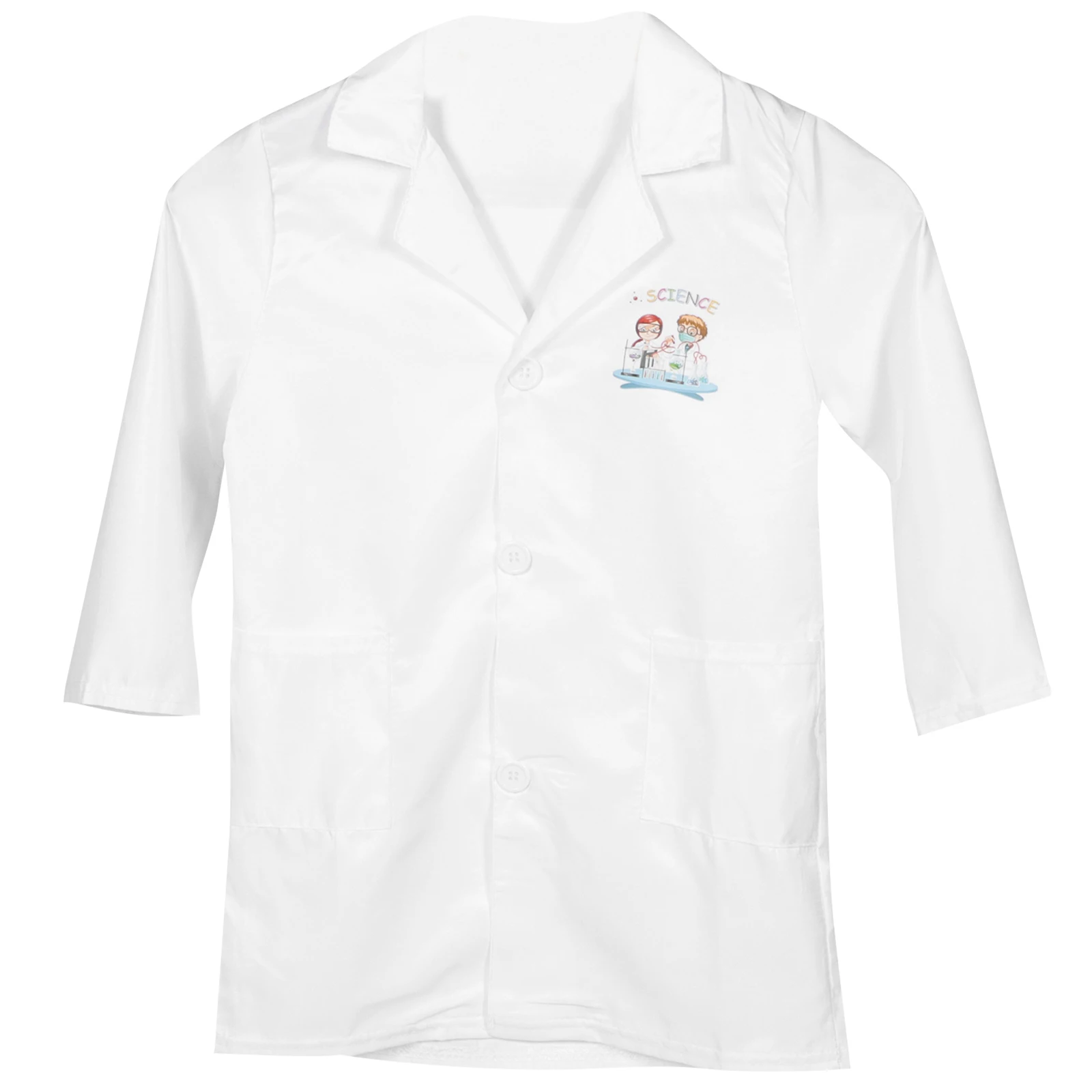 Unisex Lab Coat Pretend Lab Coat Roleplay Costume Scientist Clothes ...