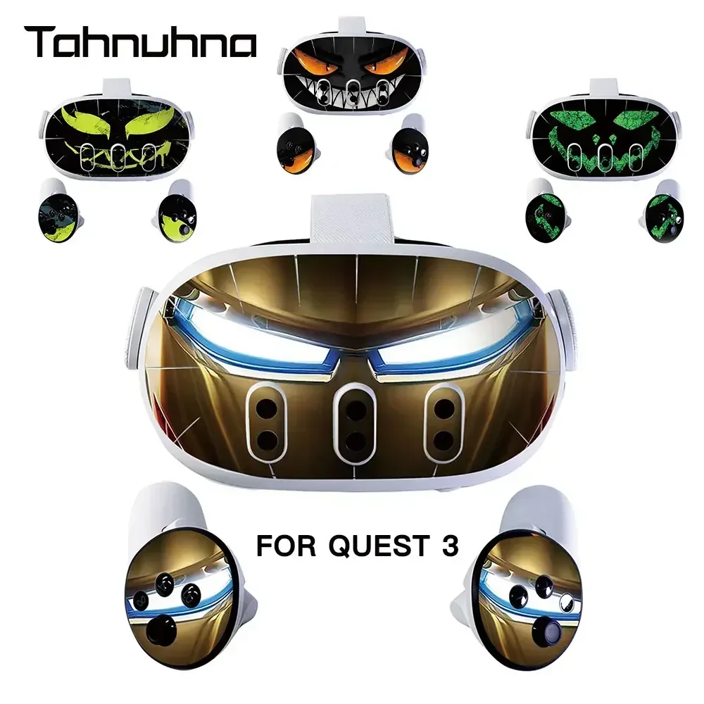 Vinyl-Skin-Sticker-For-Meta-Quest-3-VR-Headset-Controller-PVC-Decals ...