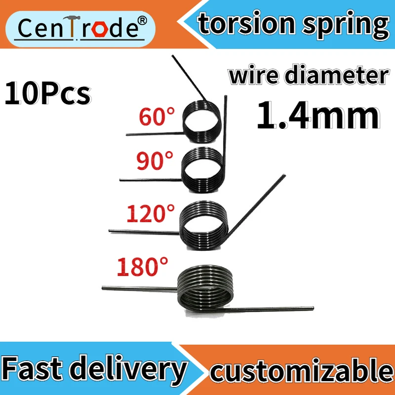 V-type spring wire diameter 1.4mm torsion spring small torsion spring ...