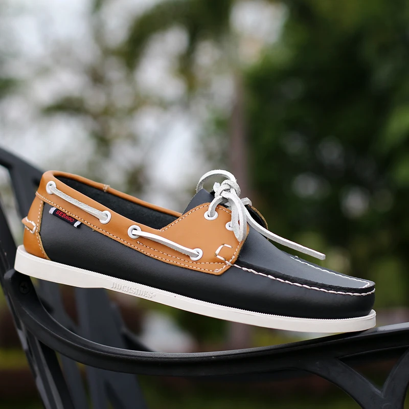 Sepatu Pria Kasual Slip On Fashion Sepatu Boat Inggris Pantofel Pria ...