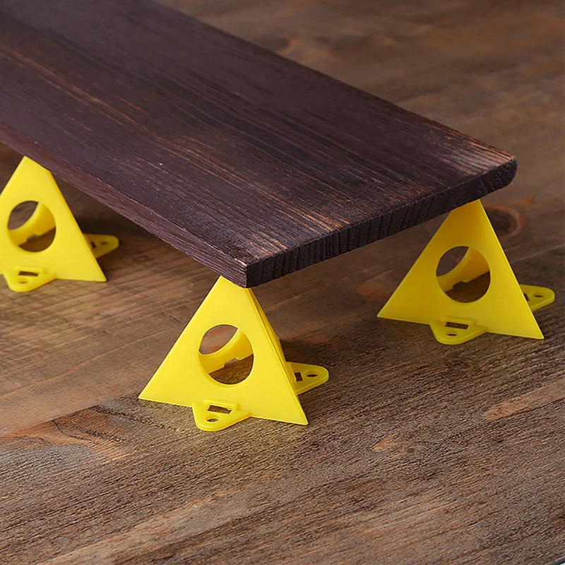 Painter-Triangle-Pyramid-Stand-Paint-Wood-Support-Lift-Pads-Carpenter ...